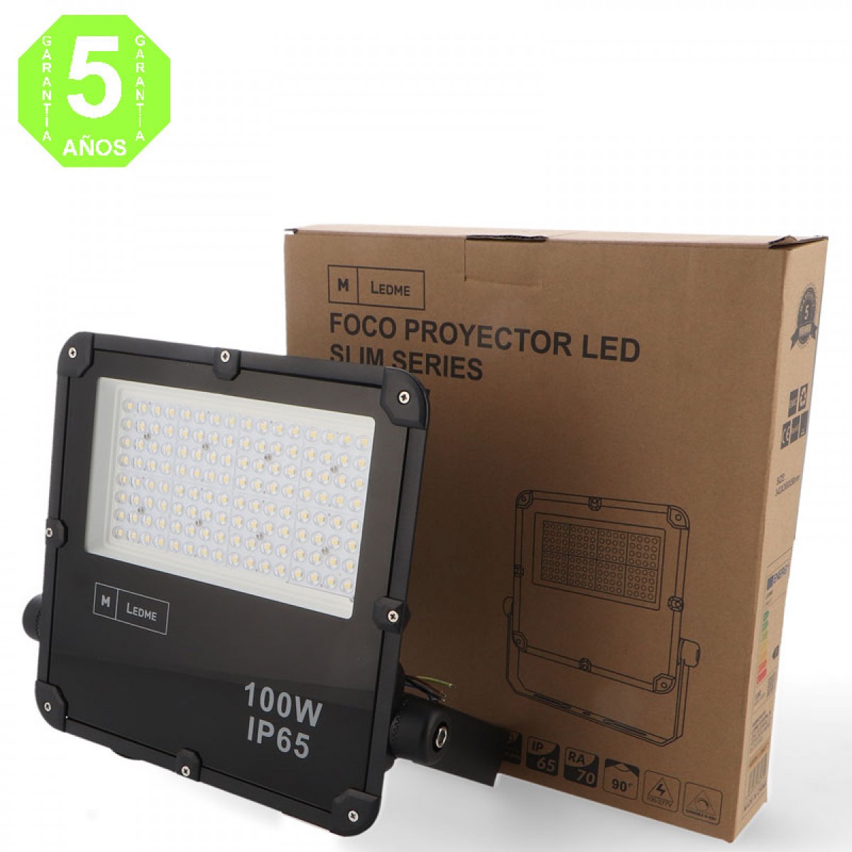 Foco Proyector LED SMD SLIM 100W 140Lm/W IP65 [AL6570LM]